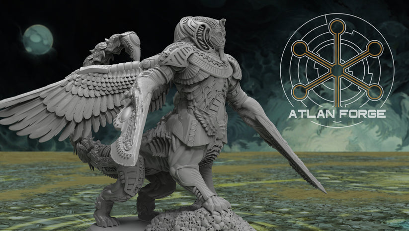 Aegyptian Battle Sphinx by Atlan Forge – Charisma Creations 317