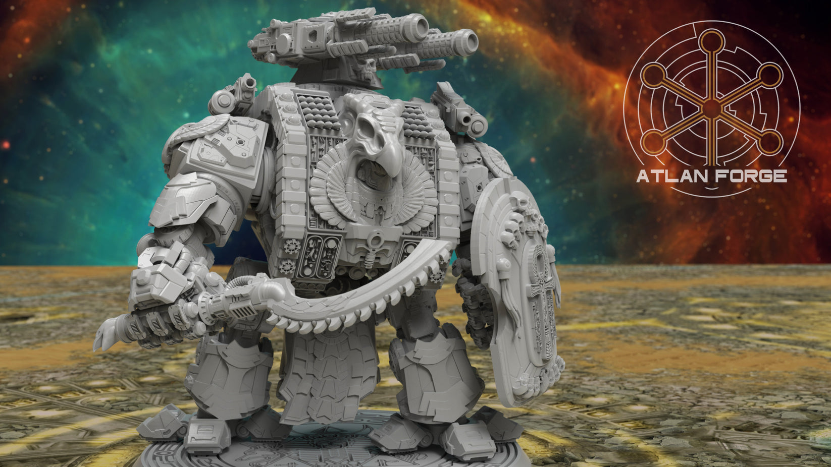 Aegyptian Royal Dreadnought (3 Scaled Options) by Atlan Forge ...