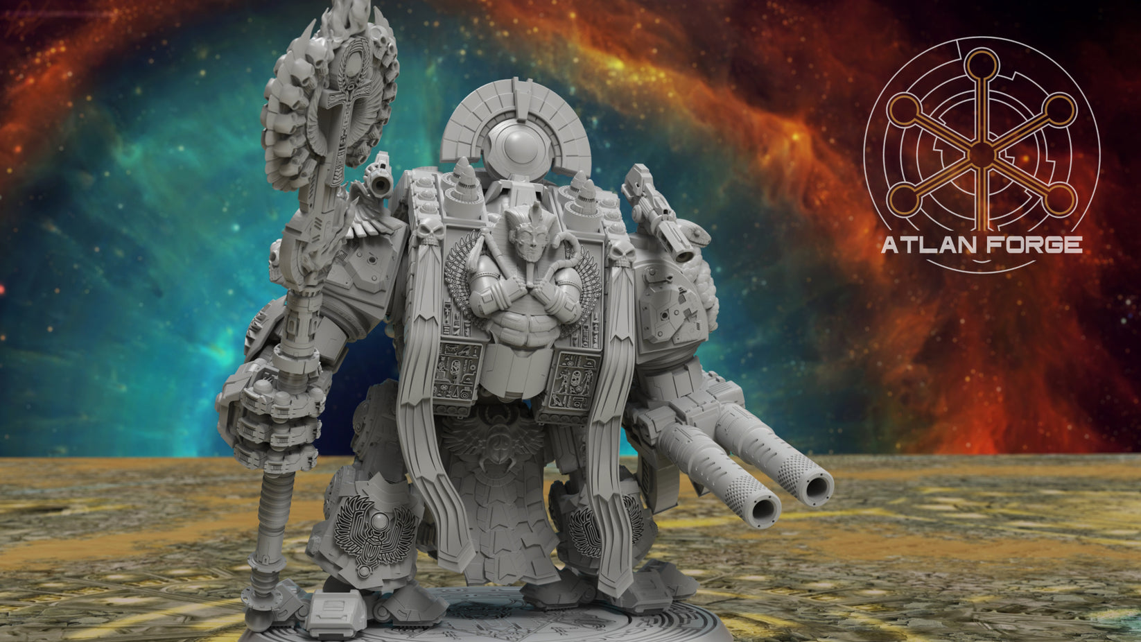 Aegyptian Royal Dreadnought (3 Scaled Options) by Atlan Forge ...