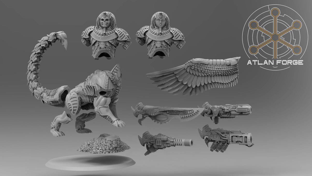 Aegyptian Battle Sphinx by Atlan Forge – Charisma Creations 317