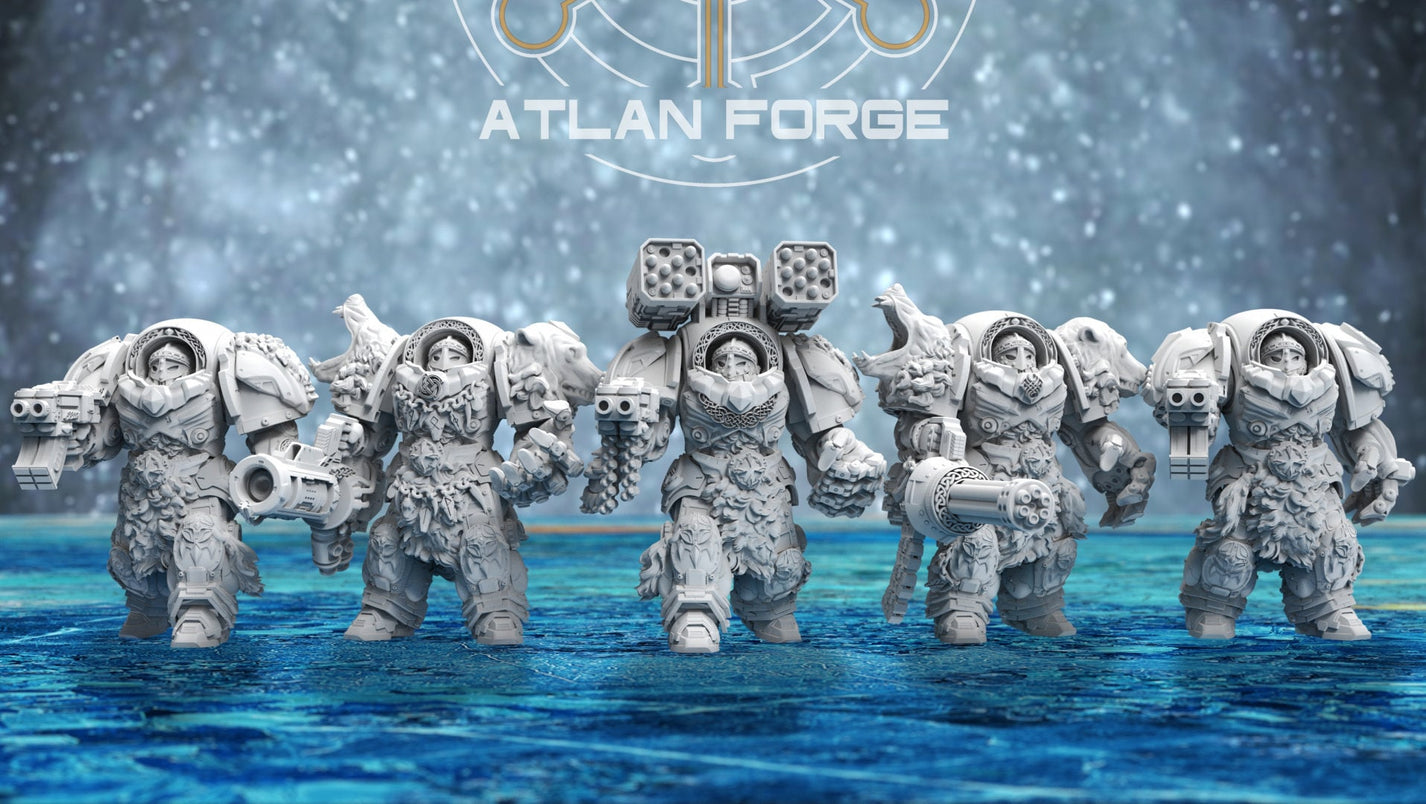 Asgardian Einerjar (5-Unit Set) by Atlan Forge – Charisma Creations 317
