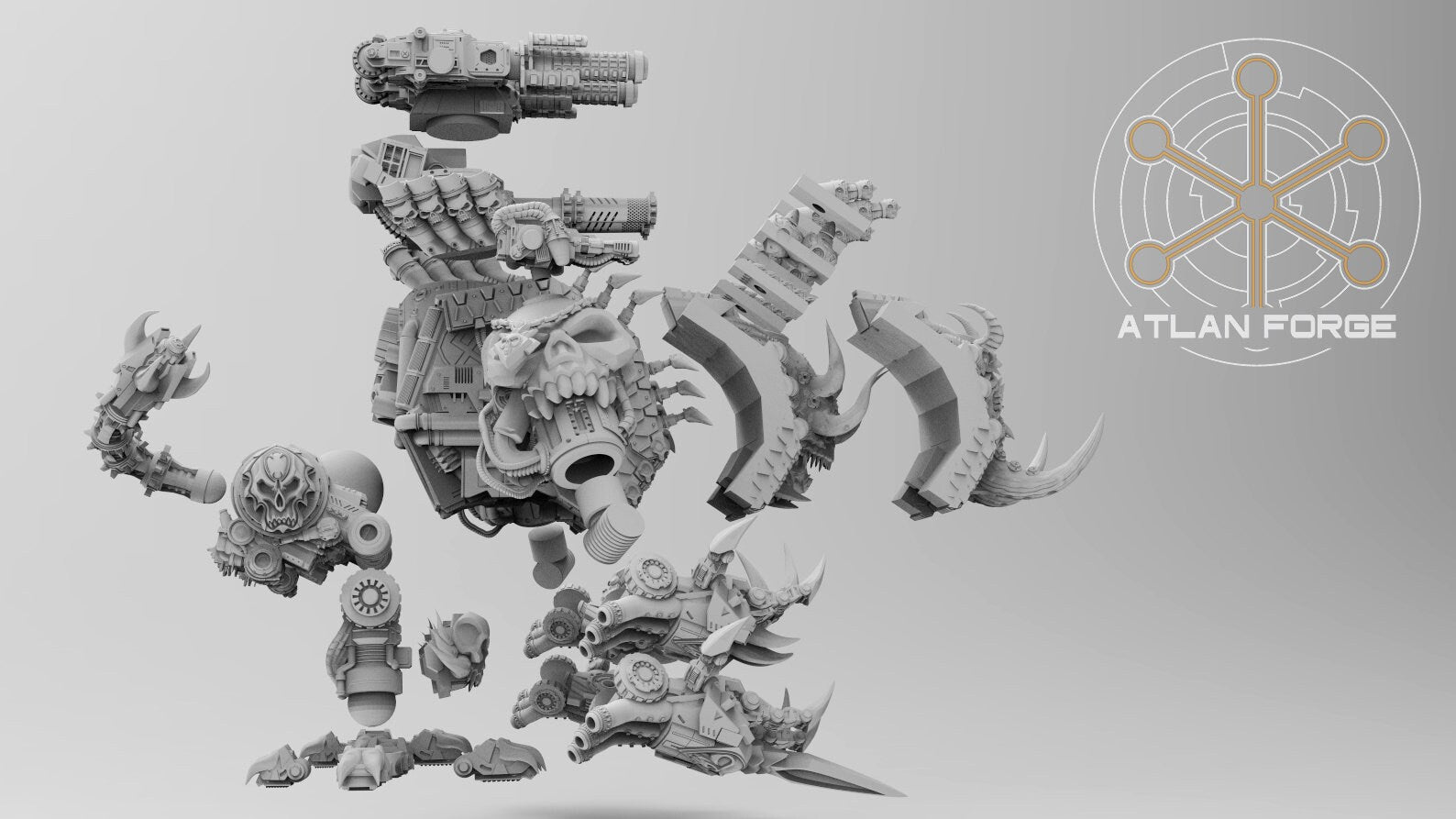 Hades Demon Dreadnought (3 Scaled Options) by Atlan Forge – Charisma ...