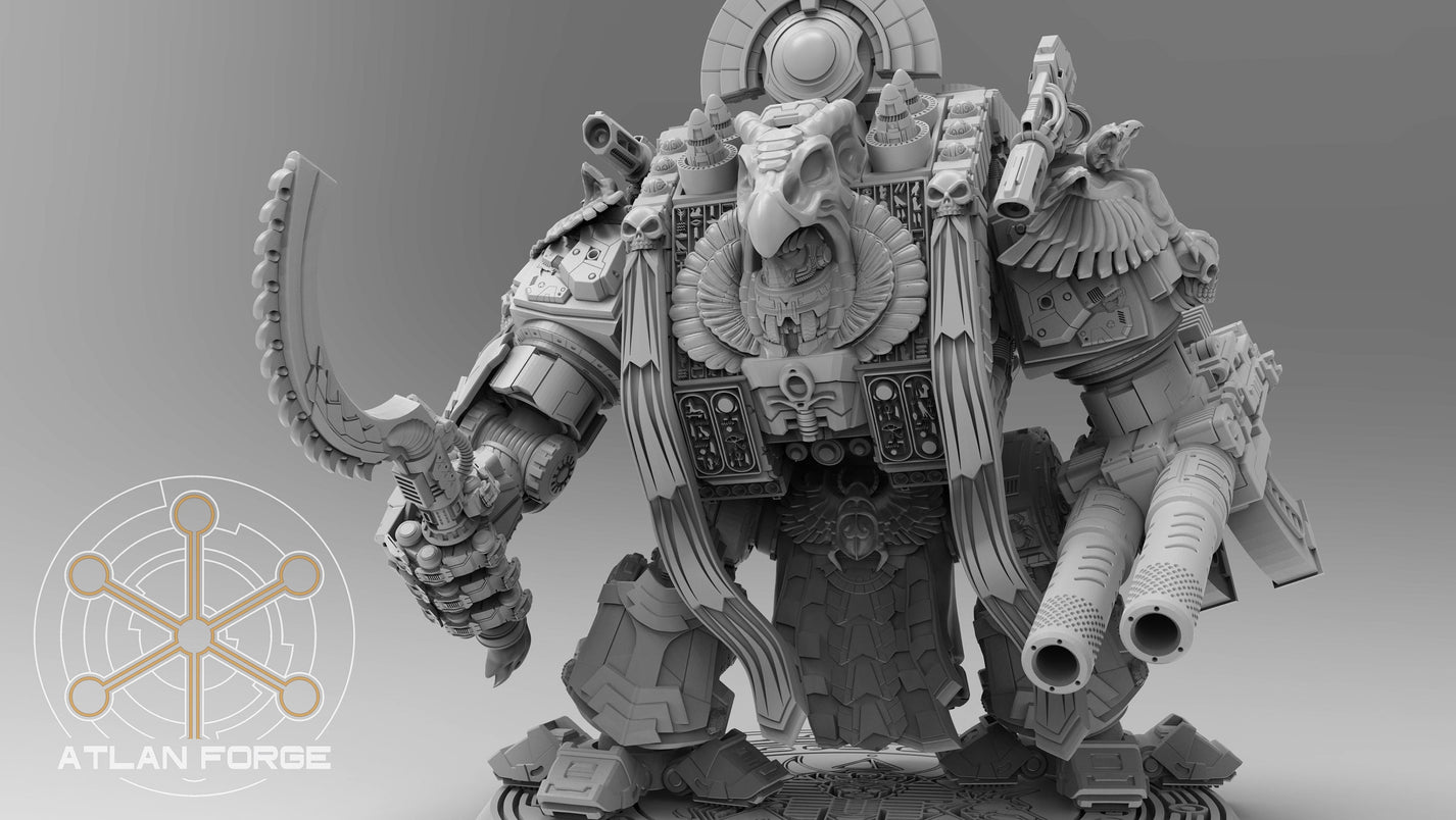 Aegyptian Royal Dreadnought (3 Scaled Options) by Atlan Forge ...