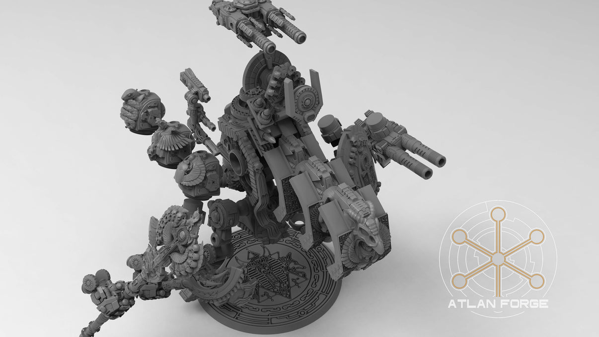 Aegyptian Royal Dreadnought (3 Scaled Options) by Atlan Forge ...